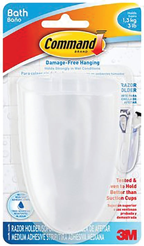 Command BATH16-ES Bath Razor Holder, Plastic, Frosted – Shell Lumber ...