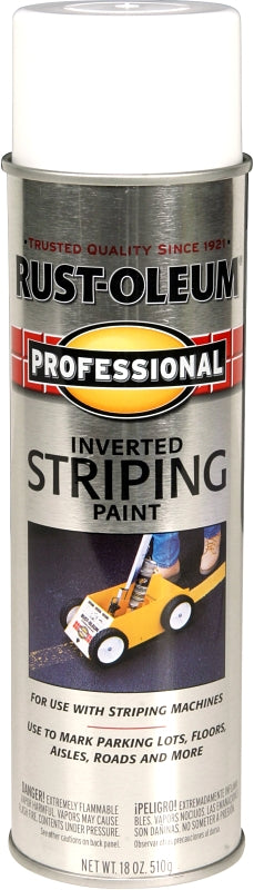 Rust-Oleum 2593838 Inverted Marking Spray Paint, White, 18 oz, Can ...