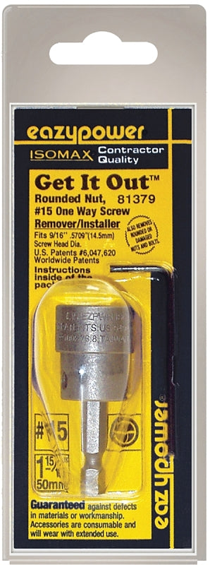 Eazypower 81379 1-Way Screw Remover, #15 Bolt/Screw, HSS – Shell Lumber ...