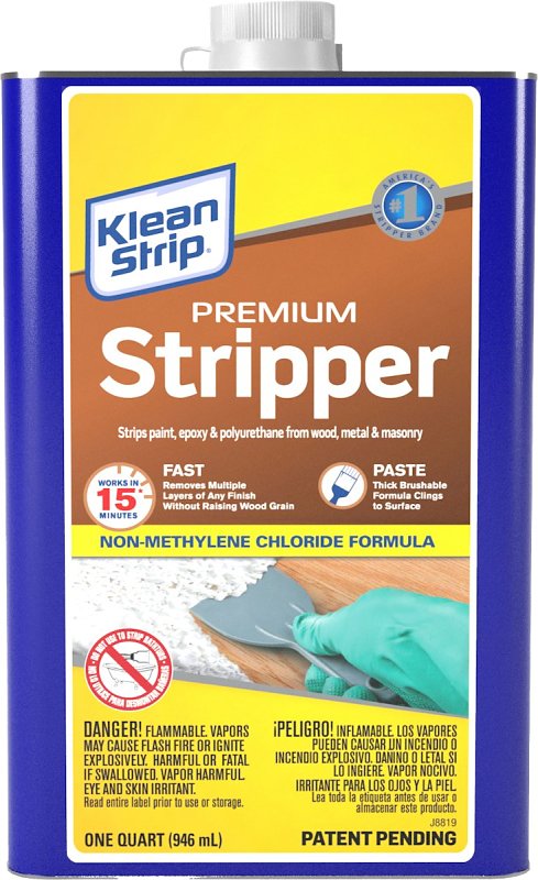 Klean Strip QKPS301 Paint Stripper, 1 qt, Liquid, Aromatic – Shell ...