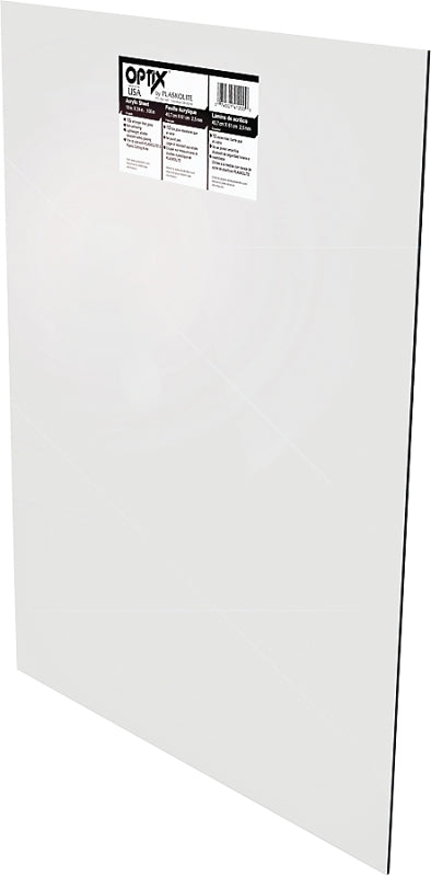 Plaskolite 1AG0959A Flat Sheet, 28 in L, 24 in W, 0.1 in Thick, Clear ...