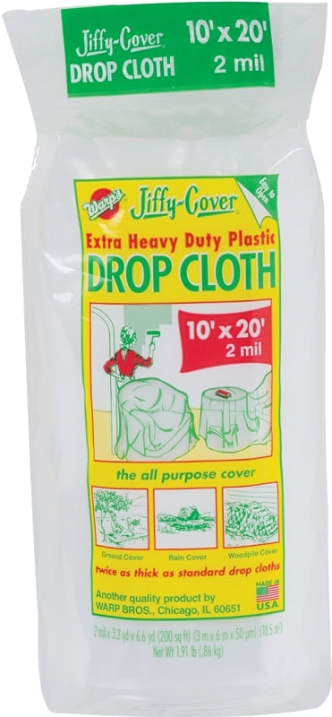 Warp's 2JC-1020 Drop Cloth, 20 ft L, 10 ft W – Shell Lumber and Hardware