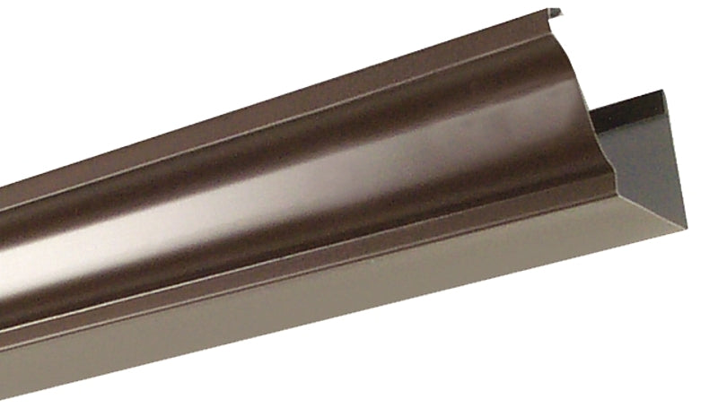Amerimax 2400619120 Gutter, 10 ft L, 5 in W, 0.185 Thick Material, Alu ...