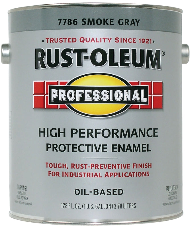 Rust-Oleum 7786402 Enamel Paint, Oil Base, Gloss Sheen, Smoke Gray, 1 ...