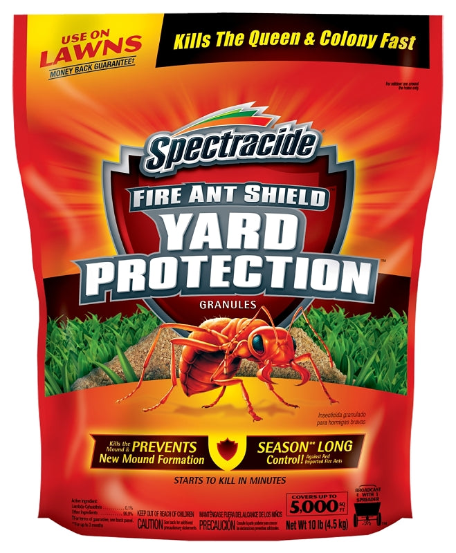 Spectracide Fire Ant Shield HG-96472 Fire Ant Killer, Solid, 10 lb ...