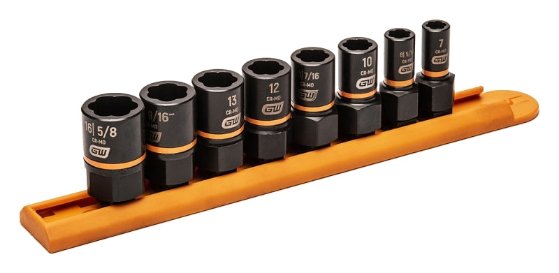 GearWrench Bolt Biter Series 84782 Impact Extraction Socket Set, Chrom ...