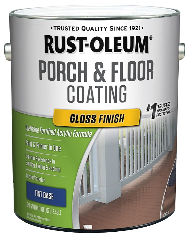 Rust-Oleum 320471 Porch and Floor Coating, Gloss, Liquid, 1 gal, Can ...
