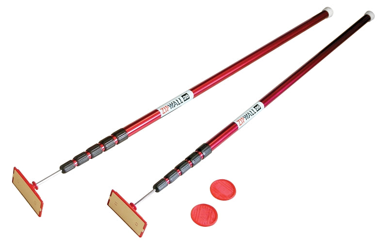 Zipwall KT20 Dust Barrier Pole, Spring-Loaded, 20 ft L, Aluminum ...