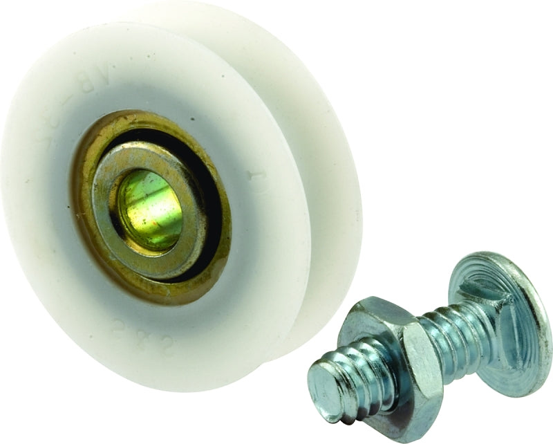 Prime-Line D 1504 Door Roller, 1-1/4 in Dia Roller, 5/16 in W Roller ...