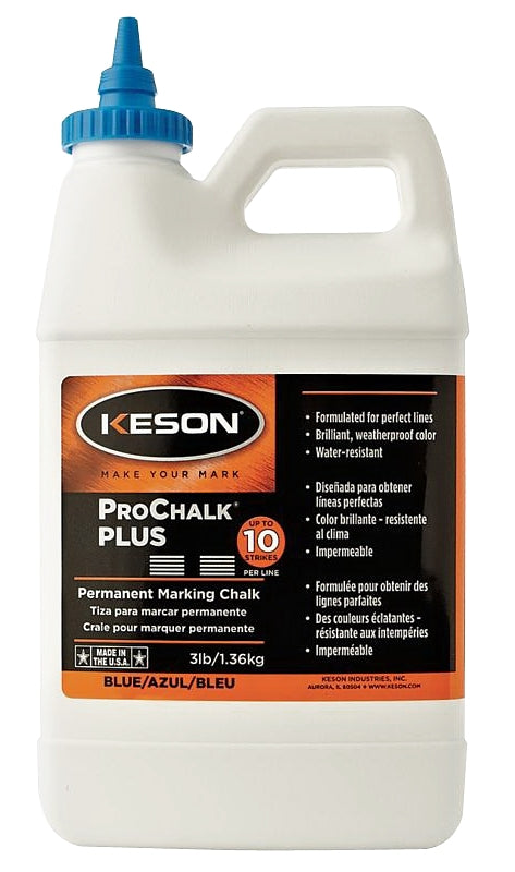 Keson PROCHALK Series PM103BLUE Marking Chalk, Blue, Permanent – Shell ...