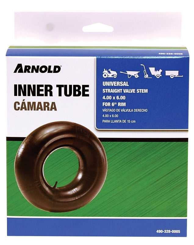 Arnold 490-328-0005 Wheelbarrow Inner Tube, 14 in, For: 6 in Rim, 4 x ...