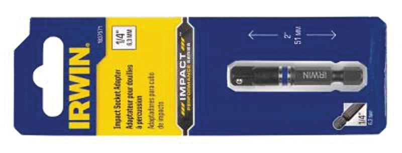 Irwin 1837571 Socket Adapter, 1/4 in Drive, Square Drive – Shell Lumber ...