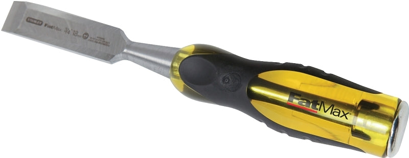 STANLEY Fatmax Thru-Tang 16-978 Chisel, 1 in Tip, 9 in OAL, Chrome Car ...