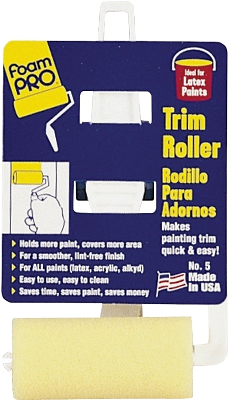 Foampro 5 Trim Roller, 3 in L, Foam Cover, Pack of 12 – Shell Lumber ...