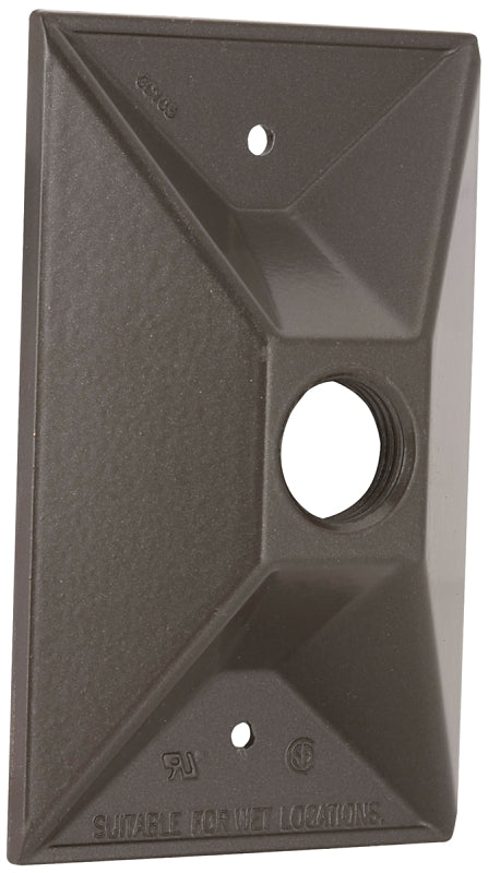 Hubbell 5186-7 Cover, Cluster, Lampholder, 4-19/32 in L, 2-27/32 in W ...
