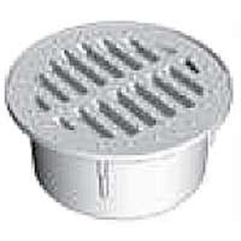 DrainTech 0330SDG Drop-In Drain Grate, 3.58 in Dia, Round, Polyethylen ...