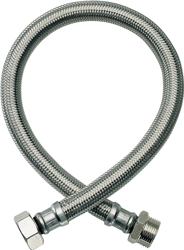 Fluidmaster B2H18 High-Flexible Water Heater Connector, 3/4 in, MIP x ...