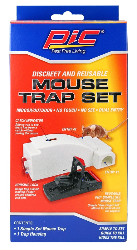 Pic MTK Mouse Trap Set, 8 in L, 4.2 in W, 2.9 in H – Shell Lumber and ...