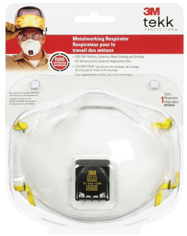 3M TEKK Protection 8515HA1-A/R8515ES Disposable Respirator, N95 Filter ...