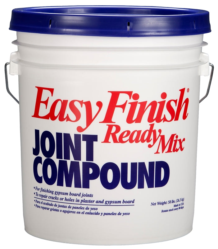 Easy Finish JXHT56 Joint Compound, Paste, Gray, 58 lb, Pack of 36 ...