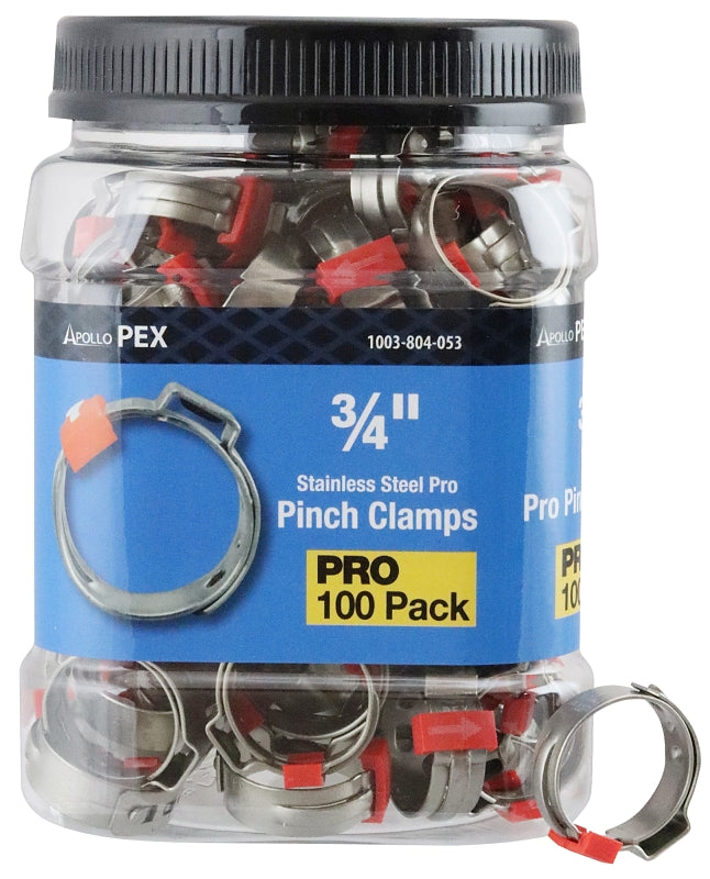 Apollo Pro Series PXPRO34100JR Pinch Clamp, 3/4 in Pipe/Conduit, 100/P ...
