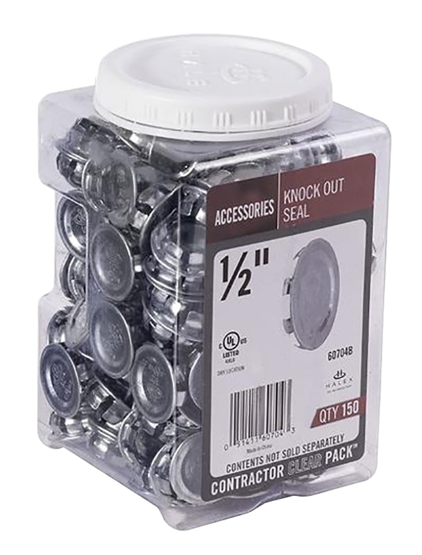 Halex 60704B Knockout Seal, 1/2 in, 150/PK – Shell Lumber and Hardware