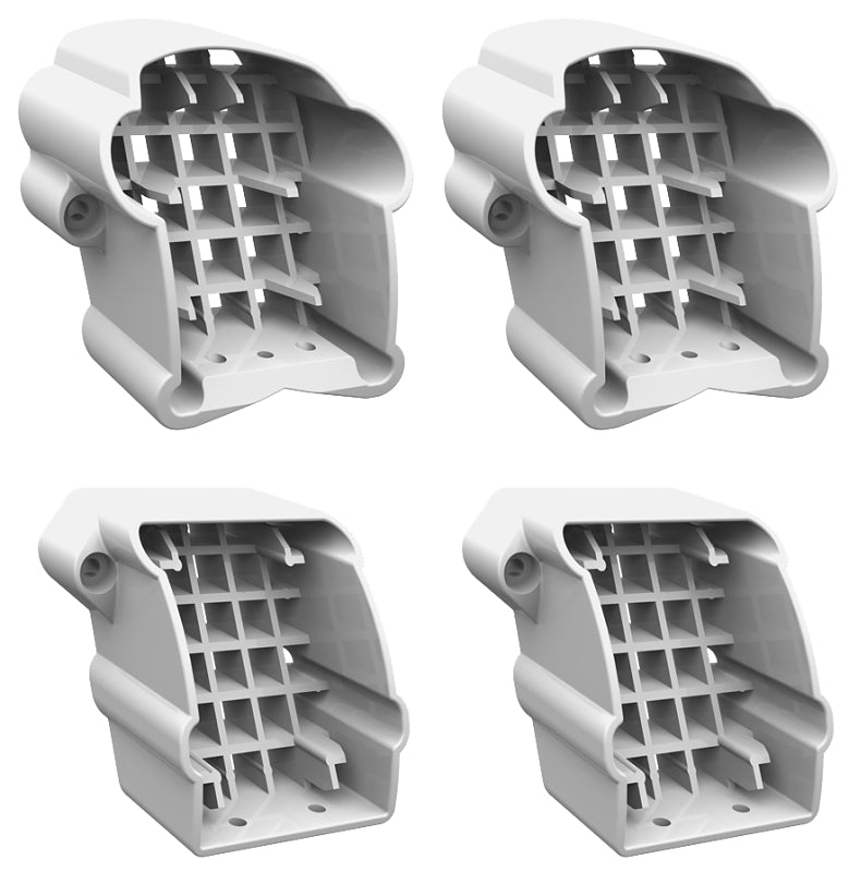 Barrette OUTDOOR LIVING Bella Premier 73053493 Stair Bracket Kit, PVC ...