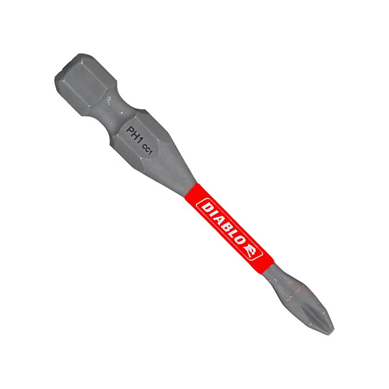 Diablo DPH12P1 Screwdriver Insert Bit, #1 Drive, Phillips Drive, 2 in ...