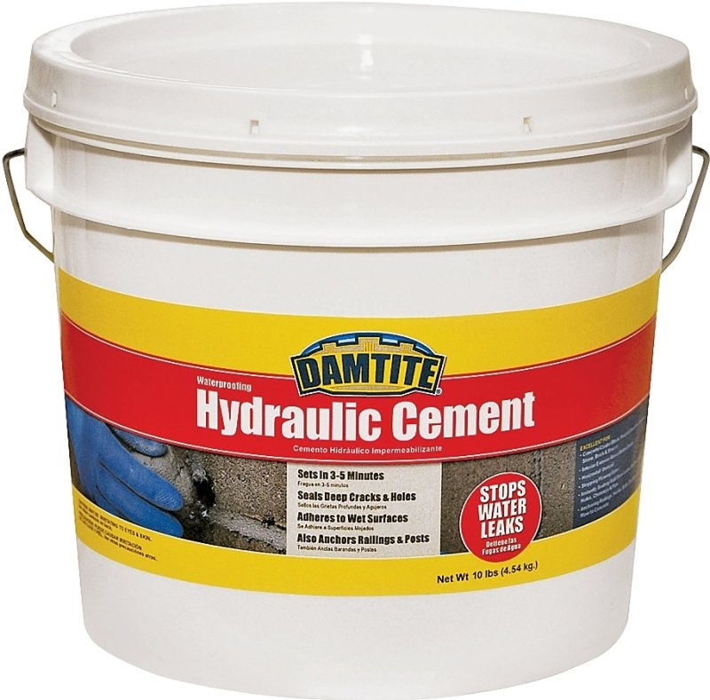 Damtite 17121 Hydraulic Cement, 10 lb, Pail – Shell Lumber and Hardware