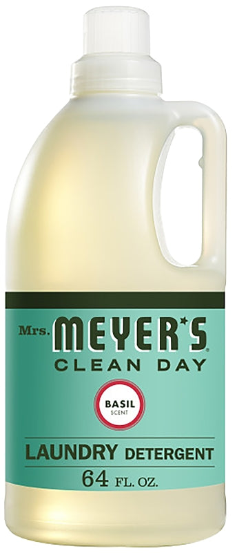 Mrs. Meyer's Clean Day 14831 Laundry Detergent, 64 oz Bottle, Liquid ...