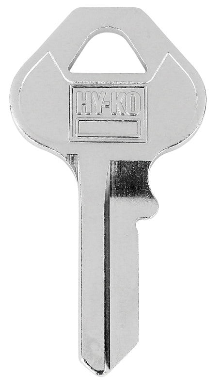 Hy-Ko 1101088/30KB Key Blank, Brass, Nickel-Plated, For: Ace Padlock 8 ...