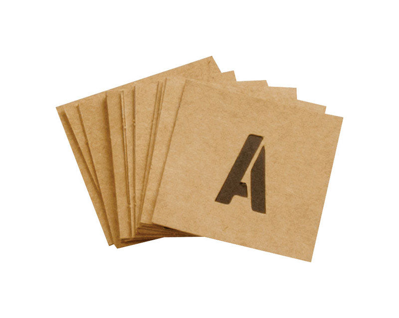Hy-Ko Number and Letter Stencils Reusable, Water Resistant 1 in ...