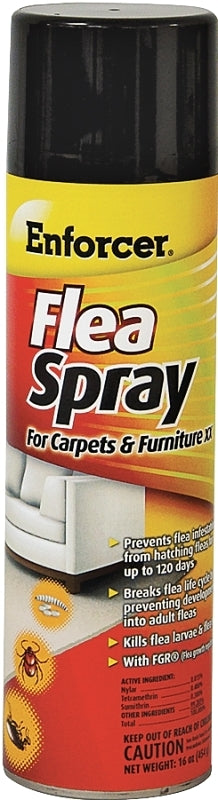 Enforcer ENFS14 Flea Killer, Liquid, Spray Application, 14 oz – Shell ...