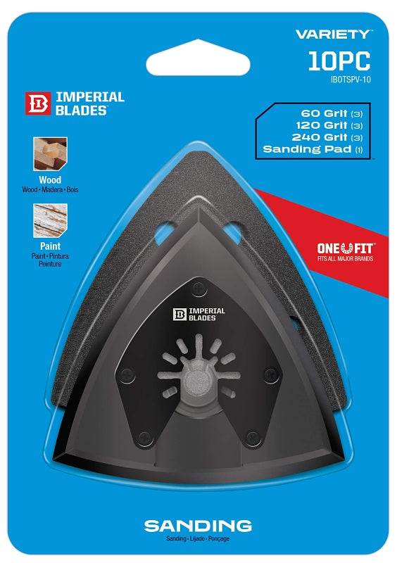 Imperial Blades ONE FIT IBOTSPV-10 Oscillating Multi-Tool Sanding Vari ...