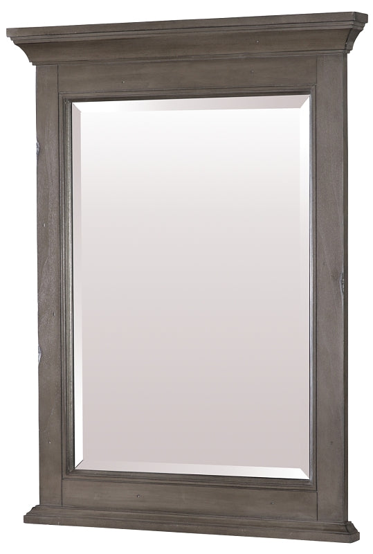 Craft + Main Brantley BAGM2432 Series Framed Mirror, Distressed Gray F ...