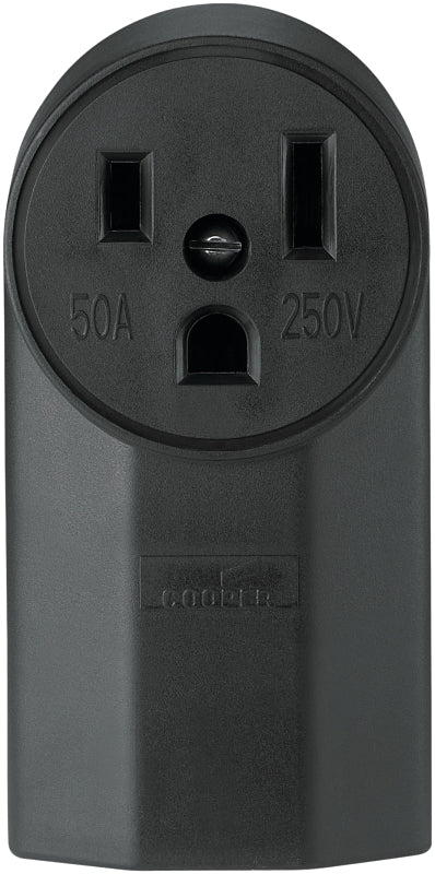 Eaton Cooper Wiring WD1252 Power Receptacle, 50 A, Black – Shell Lumber ...