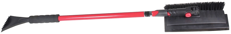 SubZero 5412PBT Pivoting Snow Broom, 8-1/2 in W Blade, 54 in OAL, Stee ...