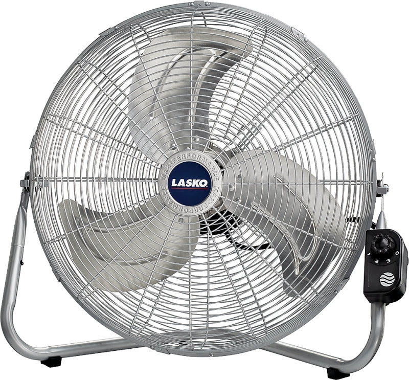 Lasko 2265 High-Velocity Fan, 120 V, 20 in Dia Blade, 3-Speed, 2785 cf ...