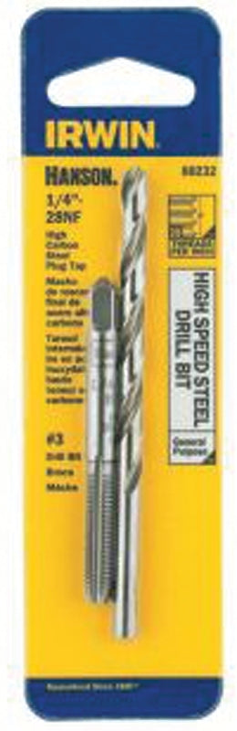 Irwin 80232 Tap and Drill Bit Set, HCS/HSS, #3 Drill Bit – Shell Lumber ...