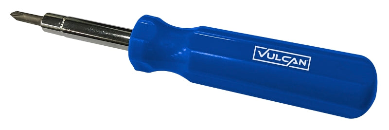 Vulcan CC922 Multi-Bit Screwdriver, Slotted: 3/16 in, 1/4 in, Phillips ...