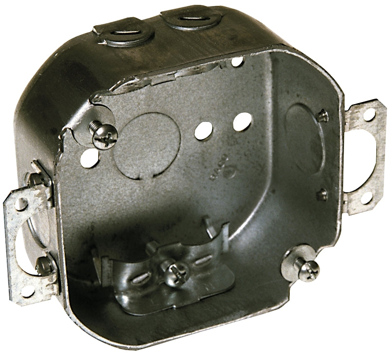 Raco 4RB-MC-E Electrical Box, 4 in OAW, 1-1/2 in OAD, 4 in OAH, 1-Gang ...