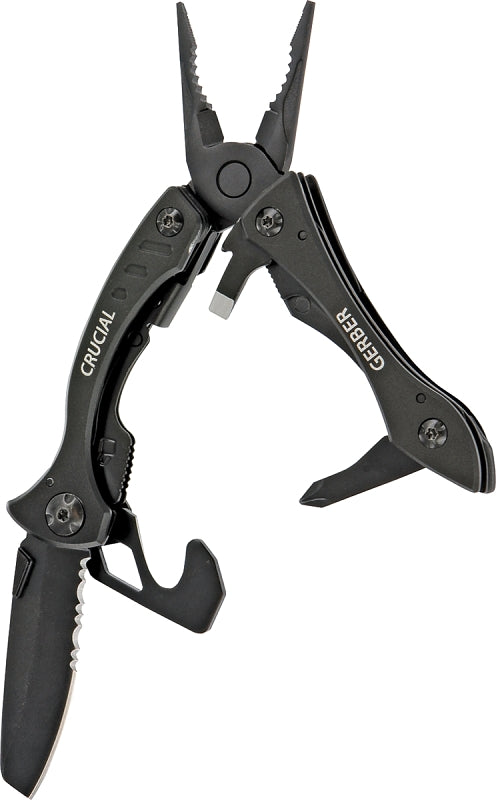 Gerber Crucial Series 31-001518 Multi-Tool, 8-Function, Curved Handle ...