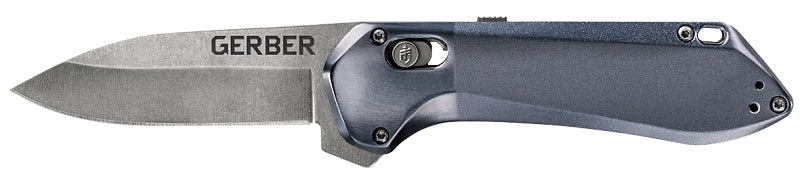 Gerber Highbrow Series 31-003519 Folding Knife, 2.8 in L Blade, Steel ...