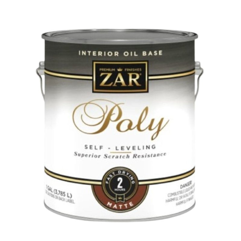 ZAR 33913 Polyurethane, Oil Base, Antique Flat, Liquid, 1 gal Can, Pac ...
