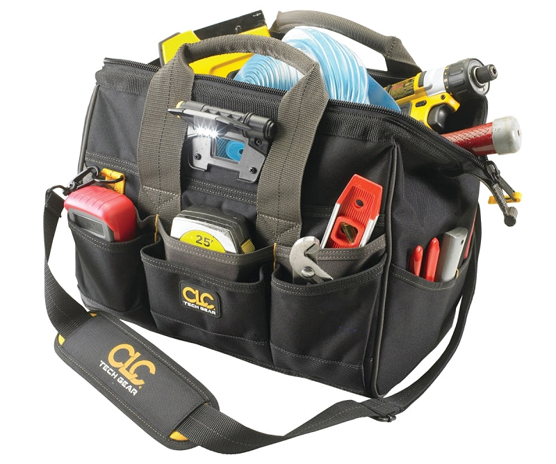 CLC Tech Gear BIGMOUTH L230 Tool Bag with Integrated LED Light, 8 in W ...