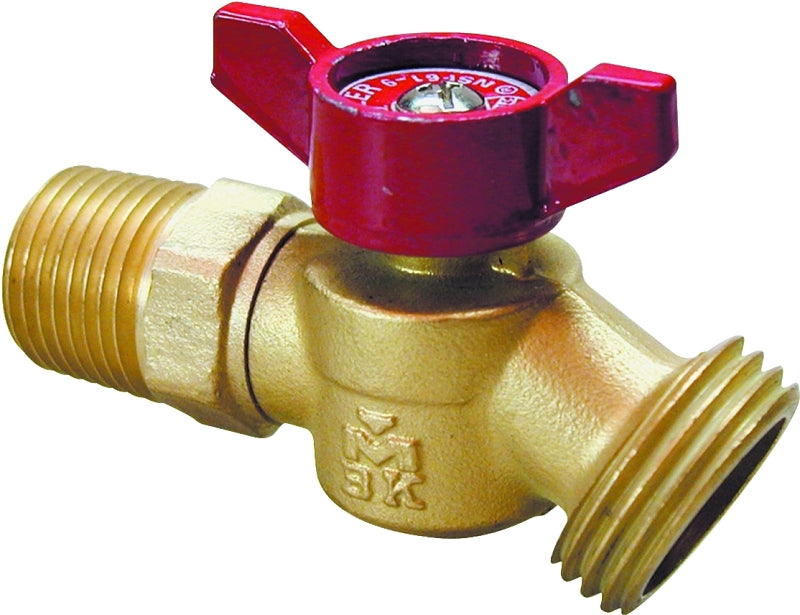 B & K 102-353HN Hose Bibb, 1/2 x 3/4 in Connection, MPT x Male Hose, 1 ...