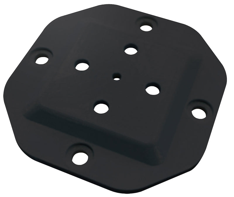 Nuvo Iron HDWPCP4B Wood Post Connector Plate, 1 in H x 5-1/4 in W x 5 ...