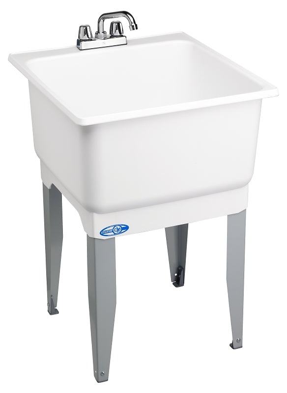 ELM UTILATUB Series 14CP Laundry Tub Combo Kit, 20 gal Capacity, 33 in ...