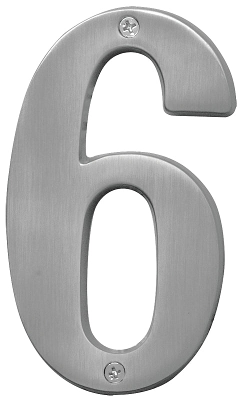 Hy-Ko BR-51SN, Prestige Series BR-51SN/6 House Number, Character: 6, 5 ...