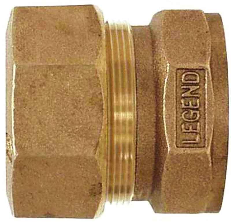 Legend T-4355NL Series 313-174NL Pipe Coupling, 3/4 in, Compression x ...